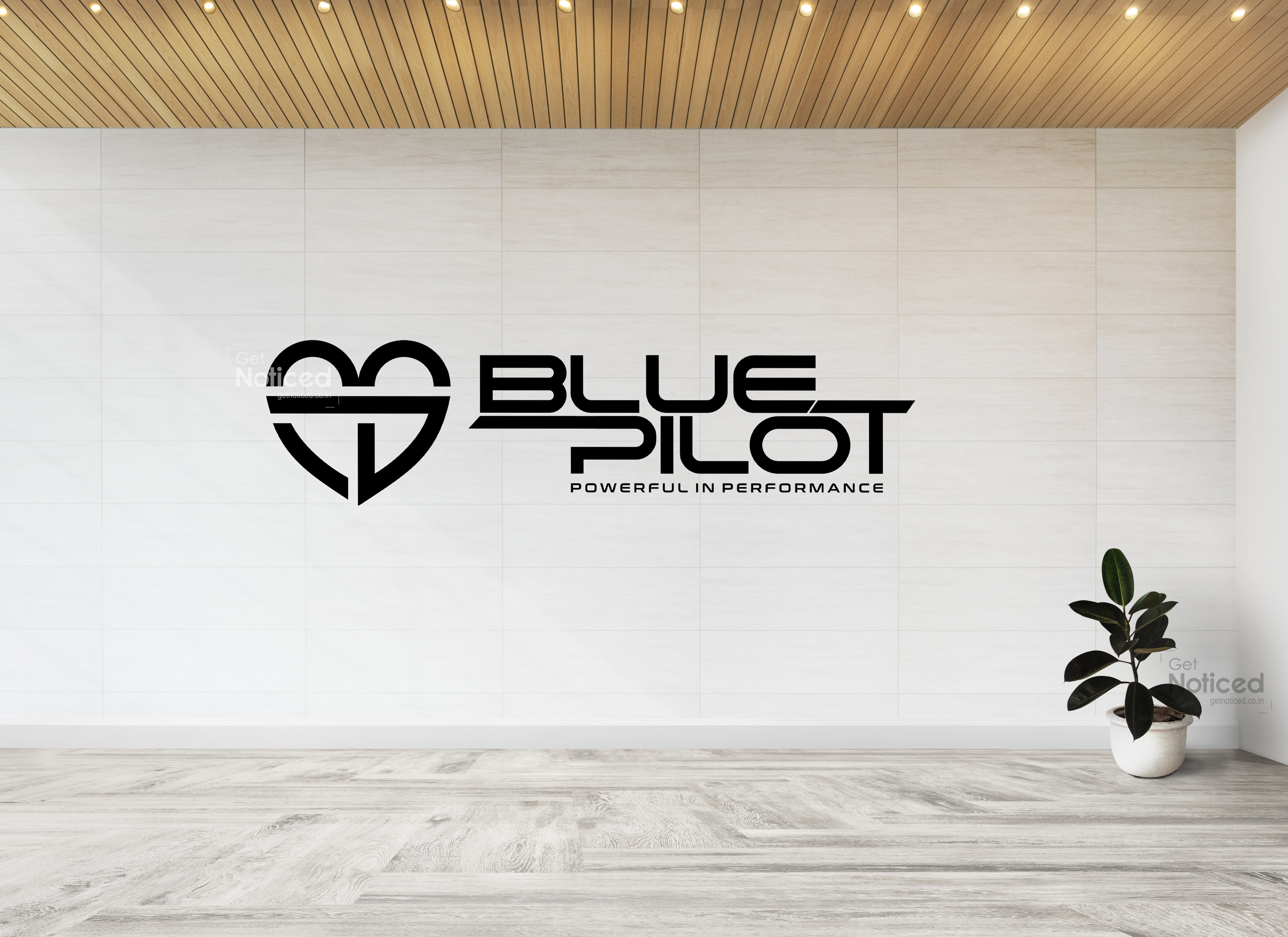 Blue Pilot Logo Design | Getnoticed.co.in