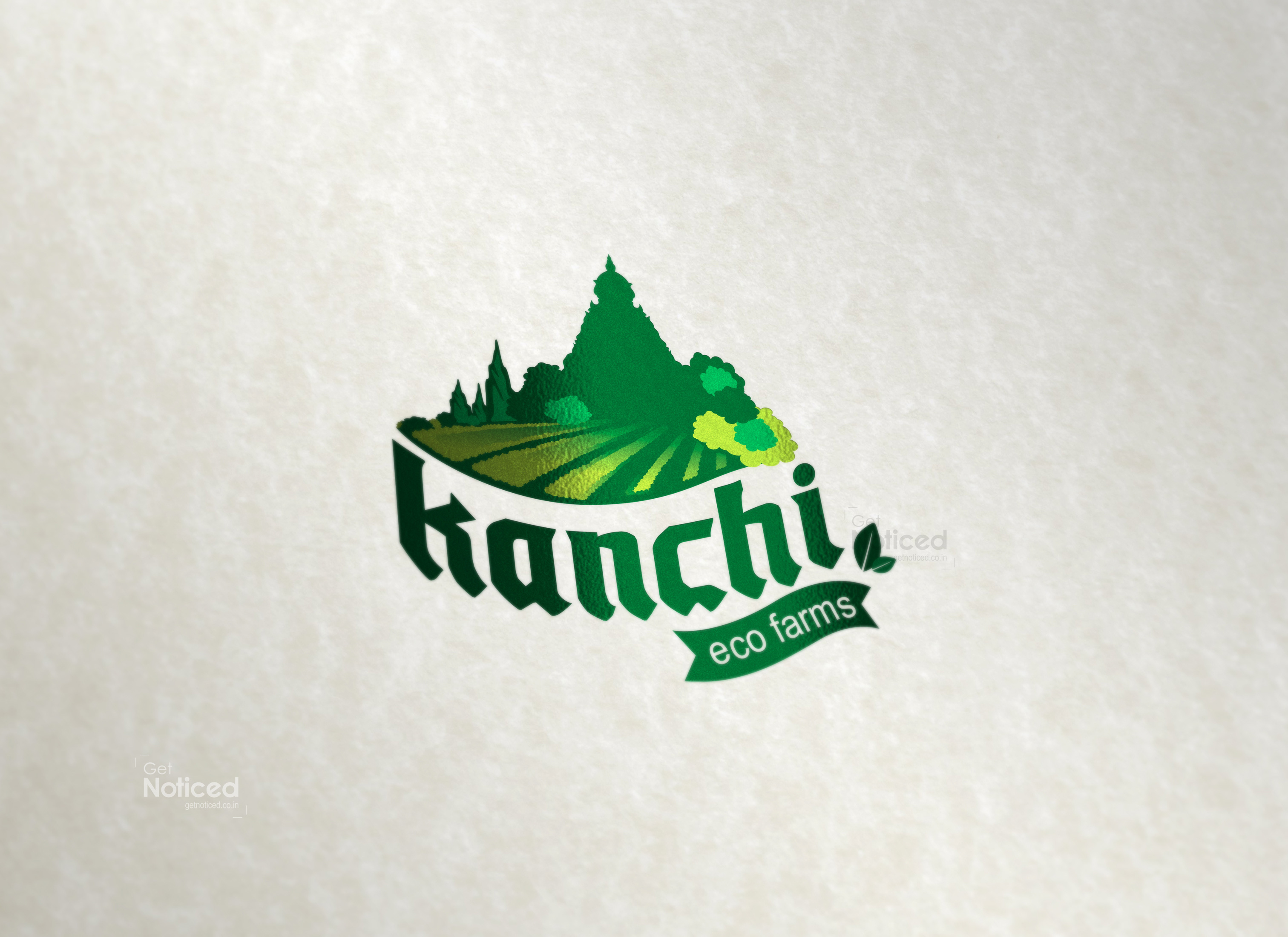 Kanchi Eco Farm Logo Design | Getnoticed.co.in