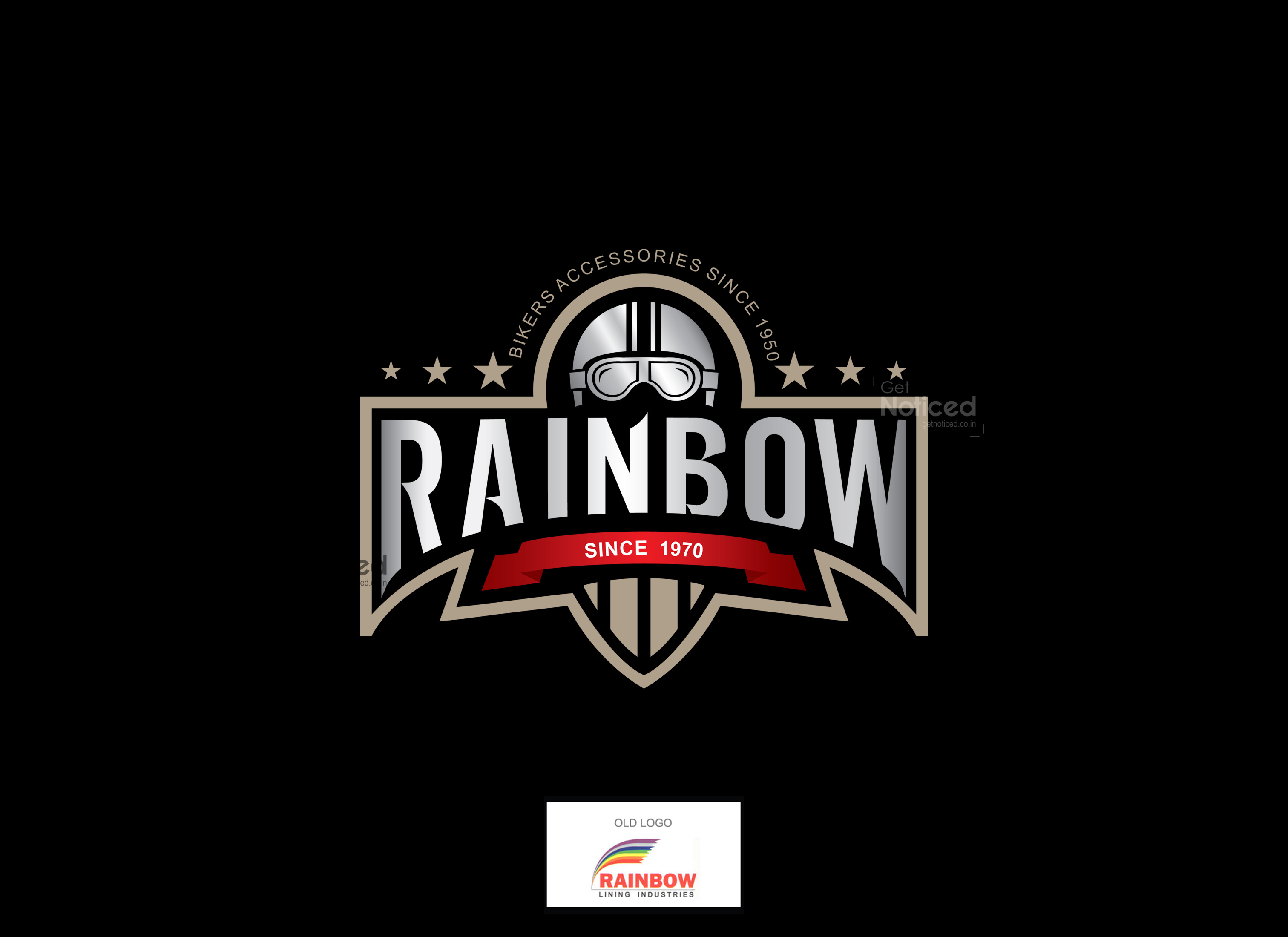 Rainbow Logo Design | Getnoticed.co.in